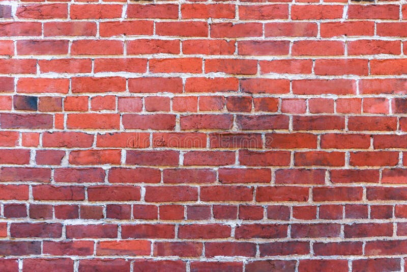 Close Up of Textured Red Brick Wall Stock Image - Image of bricks ...