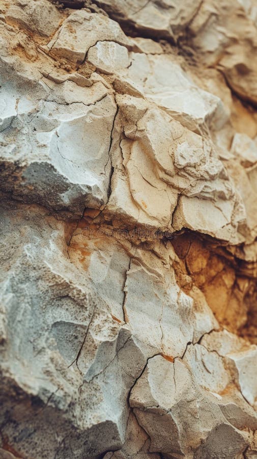 Close-up of Textured Rock Formation, Detailed Natural Patterns Stock ...