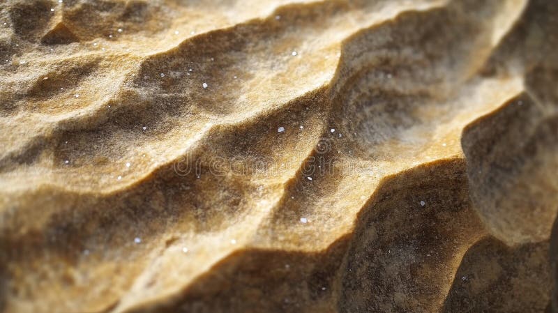 Close-up of Textured Rock Surface with Light Reflections Stock ...