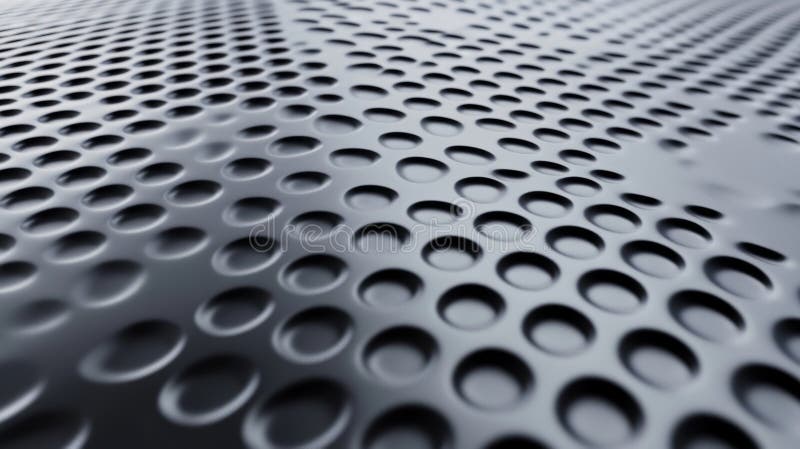 Close-up of a Textured Rubber Surface Shows a Dotted Pattern with ...