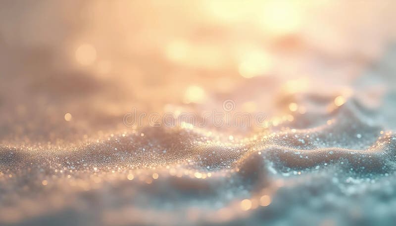 A Close-up of Textured Salt Formations on the Ground Stock Illustration ...