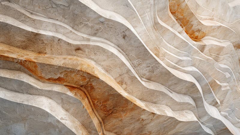 Close-up of Textured Sandstone Layers, Geological Pattern. Natural ...