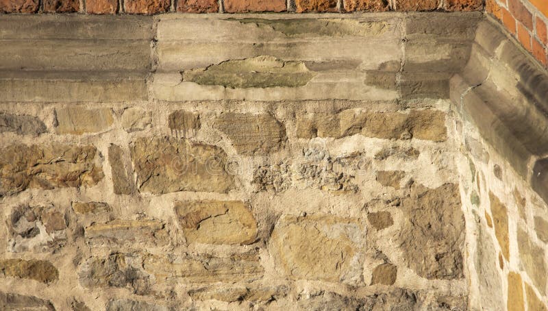 Close-up of a Textured Stone Wall, Highlighting Its Natural Colors and ...