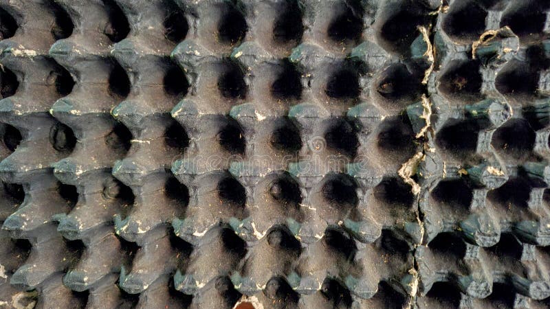Close Up of the Textured Surface of an Egg Carton or Protective ...