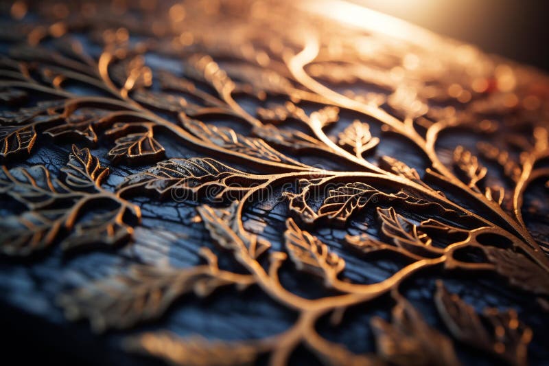 A Close-up of a Textured Surface or Object, Such As Metal or Stone ...