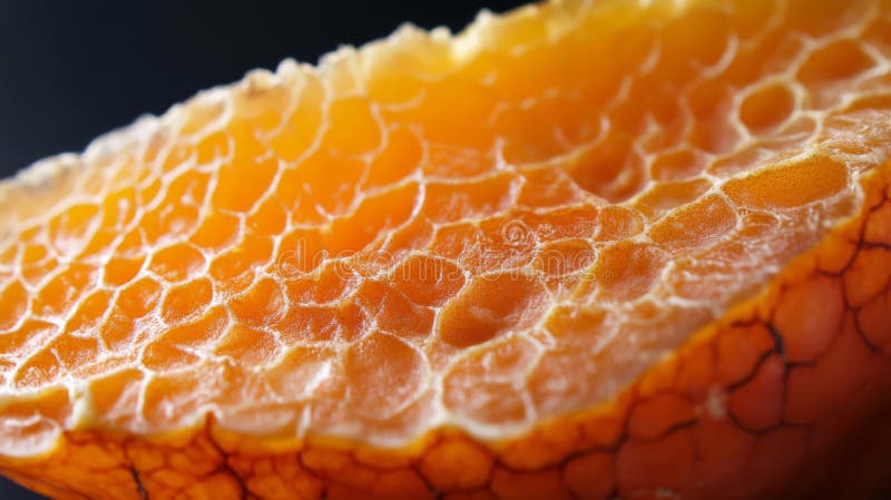 Close-up of the Textured Surface of an Orange Peel Stock Image - Image ...