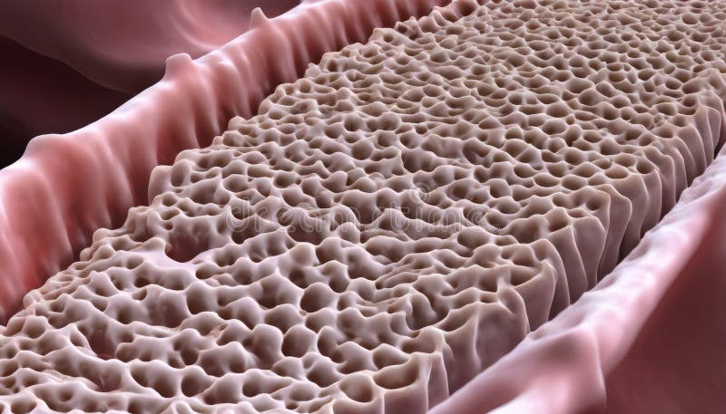 Close-up of a Textured Surface, Possibly a Biological Membrane or a ...