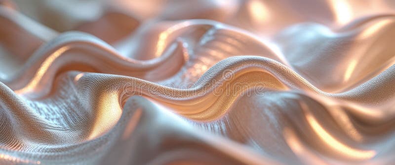 Close Up of Textured Surfaces with Light Highlighting the Folds and ...
