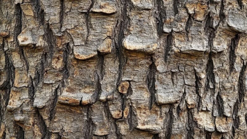 Close-up of Textured Tree Bark, Natural Detail. Organic Pattern and ...