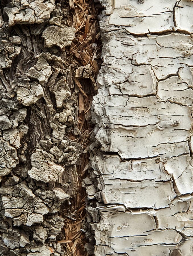 Close Up of Textured Tree Bark Showcasing Intricate Patterns and ...