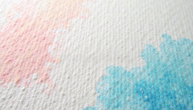 Close Up of Textured White Canvas Paper; Subtle Grain Visible ...