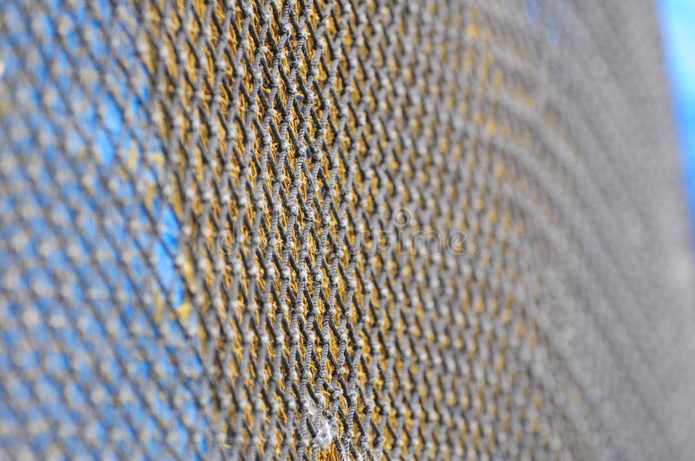 Textured Wire Mesh with Intricate Patterns Catching Natural Light Stock ...