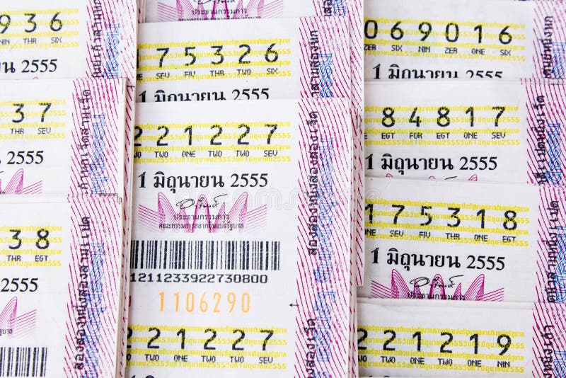 Thai lottery ticket stock photo. Image of game, raffle - 28935202