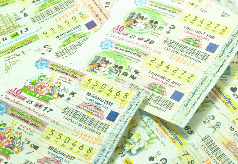 Thai Lottery Ticket editorial stock photo. Image of prize - 29044888