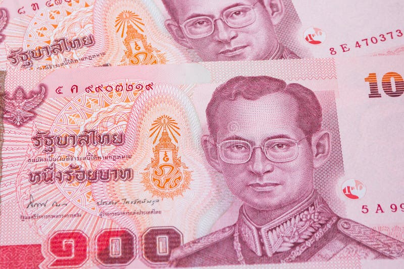 Close up of thai money stock photo. Image of investment - 65062302