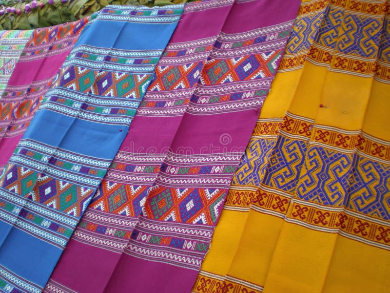 Thai Silk Pattern, Design, Texture, Thread, Cocoon, Tool and Equipment ...