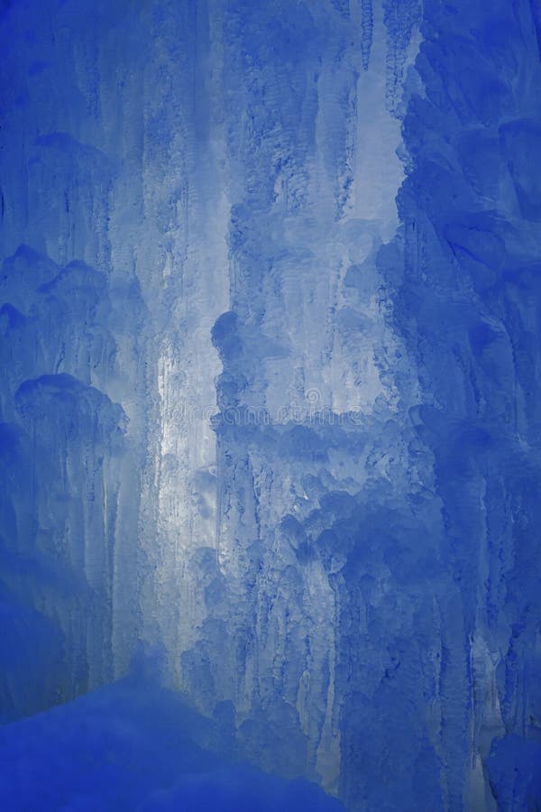 Many Icicles Hanging from the Ceiling of the Cave Stock Photo - Image ...