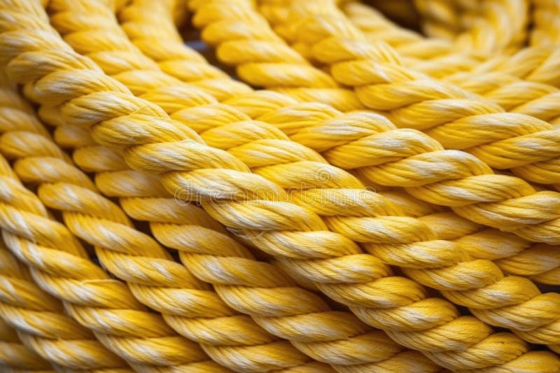 Close-up of Thick Rope Used in Sailmaking Stock Image - Image of ...