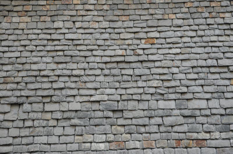Close Up of Thick Slates in Brittany Stock Image - Image of roofer ...
