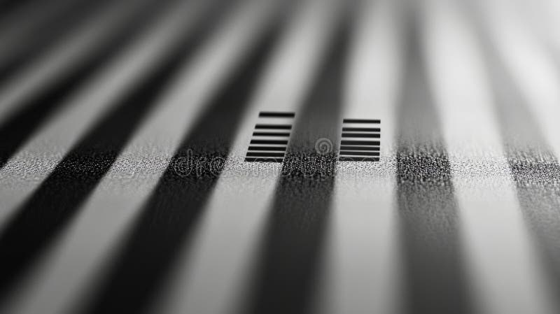 Close-up of a Thin Barcode Strip. Generative AI Stock Image - Image of ...