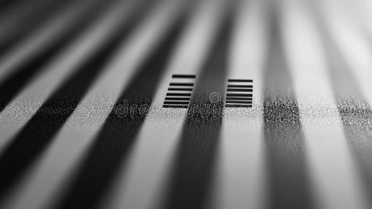 Close-up of a Thin Barcode Strip. Generative AI Stock Image - Image of ...