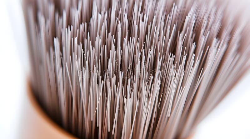 Close-up of Thin Brown Spaghetti Sticks in Container Stock Illustration ...