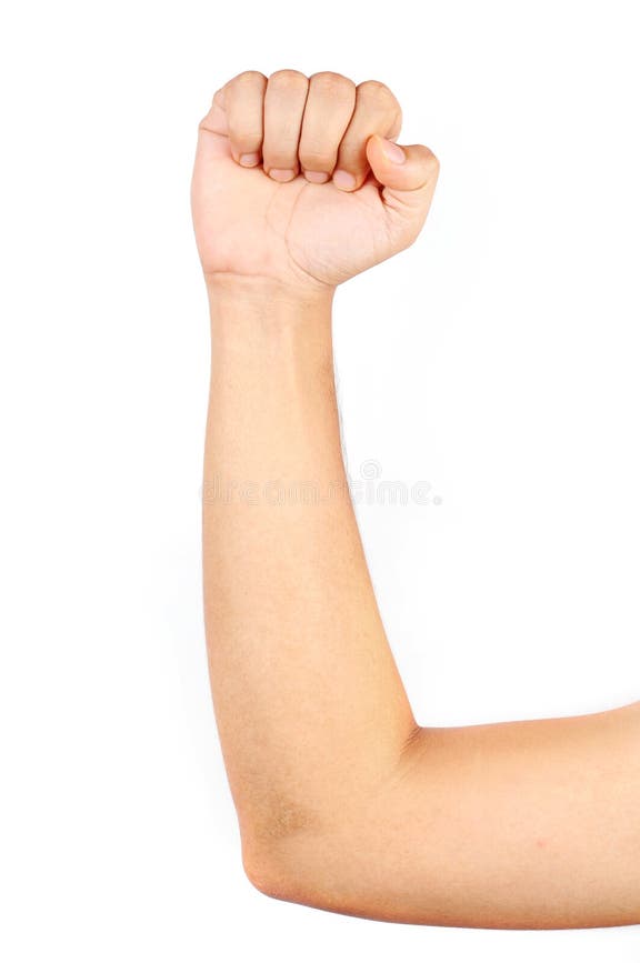 Close Up of Thin Man S Muscular Arm Stock Image - Image of healthy ...
