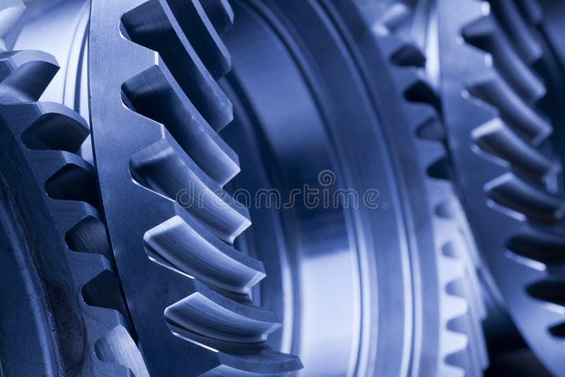 Close-up of Three Cog Wheels in a Row Stock Image - Image of industrial ...