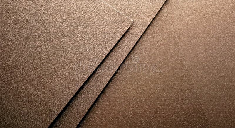 Close Up Three Overlapping Textured Sheets Mocha Mousse Brown Shades ...