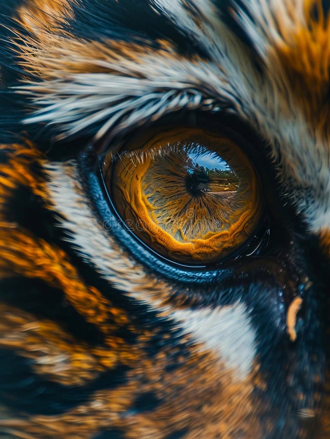 A Close Up of a Tiger S Eye Stock Photo - Image of bird, closeup: 324550440