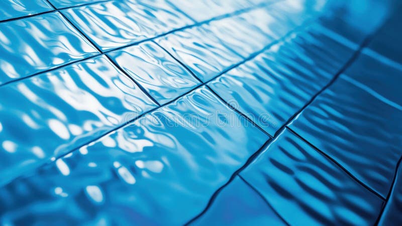 A Close Up of a Tiled Wall with Water Stock Illustration - Illustration ...