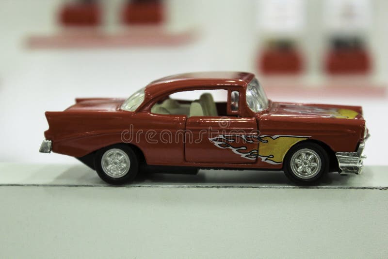 Close Up a Tiny Random Red Toy Hot Wheel Car Editorial Stock Image ...