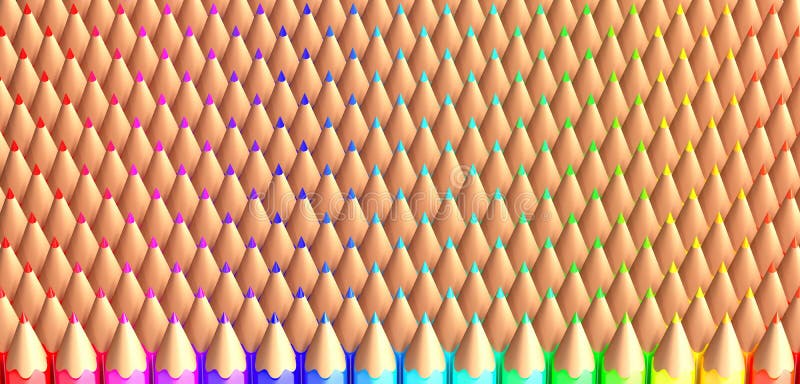 Close-up on Colored Atoms with Moving Particles Stock Illustration ...