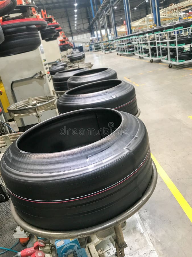 Tire at tire factory stock image. Image of manufacturing - 148333837