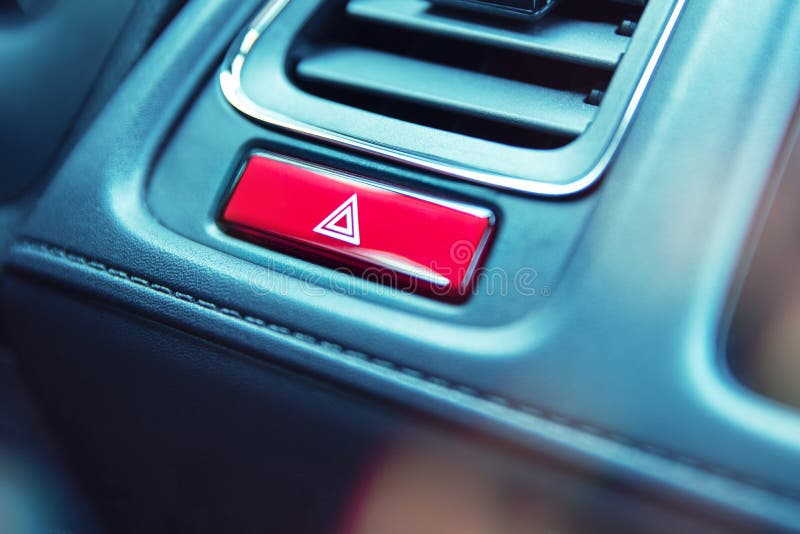 Close-up To Emergency Light Button Stock Photo - Image of control ...
