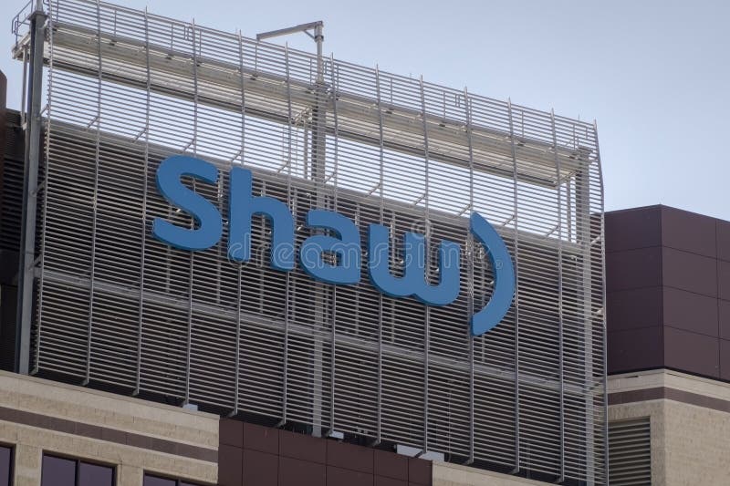 A Close Up To a Shaw Building Sign during Spring Editorial Photography ...