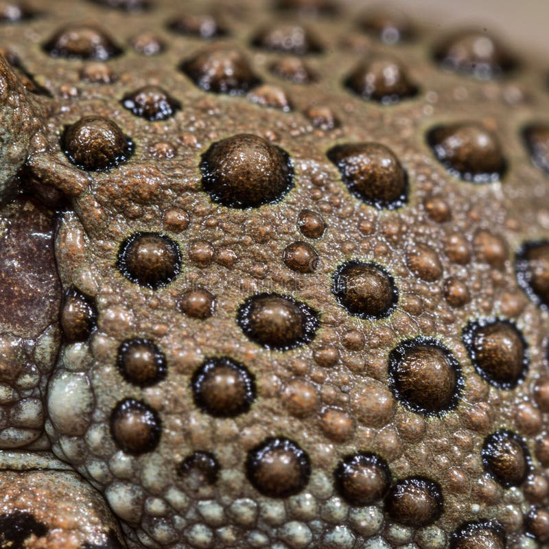 Close-up of a Toad S Skin, Featuring a Rough, Bumpy Texture with ...