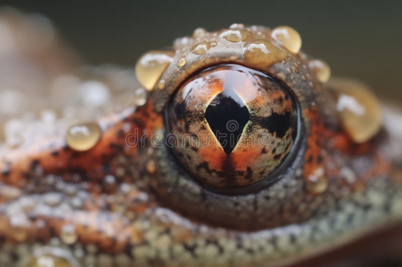 Close-up of toads eye stock illustration. Illustration of toad - 301282751