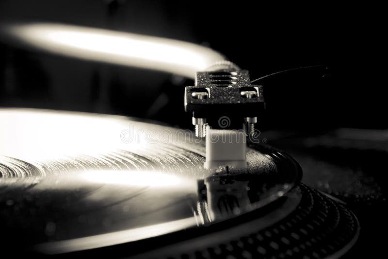 Close-up of the Tonearm of a Turntable Record Player Stock Image ...