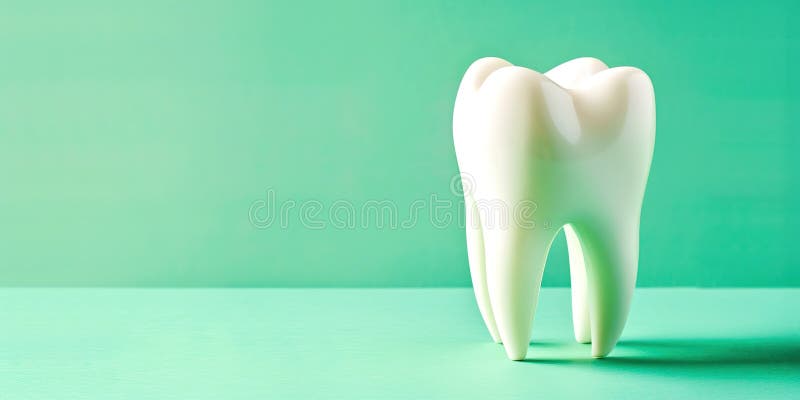 A Close-up Tooth on a Plain Background Stock Photo - Image of face ...