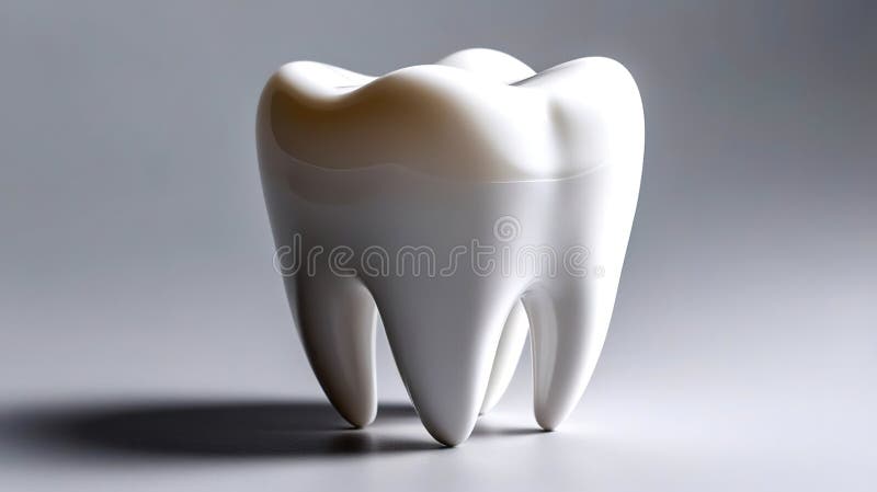 A Close-up Tooth on a Plain Background Stock Photo - Image of dentist ...