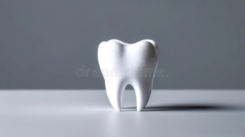 A Close-up Tooth on a Plain Background Stock Photo - Image of smiling ...