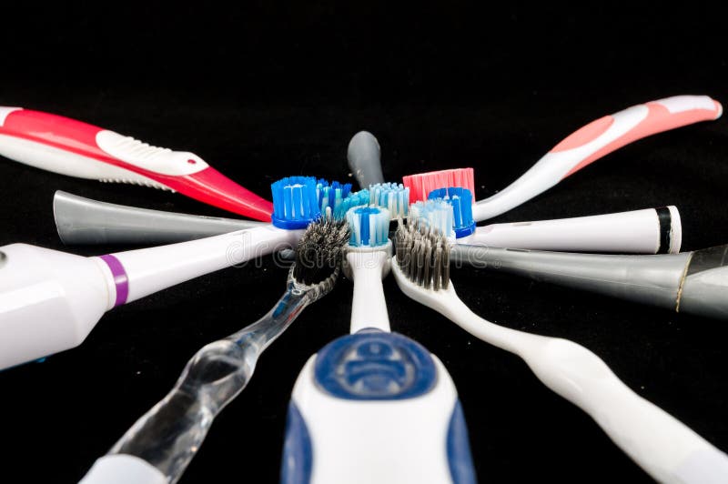 Close-up of toothbrush stock photo. Image of single - 107595682