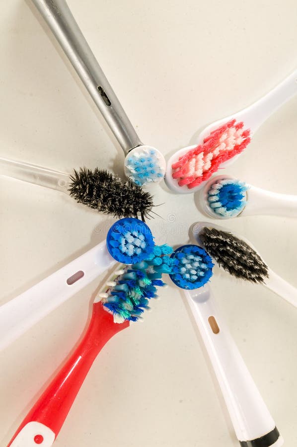 Close-up of toothbrush stock image. Image of blue, green - 102835157