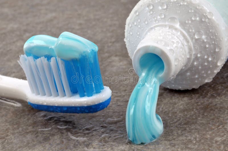 Put Toothpaste on a Toothbrush Stock Image - Image of breath, hygiene ...