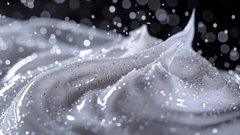 Close-up of Toothpaste with Blue Stripes on a Soft Bristle Brush. Stock ...