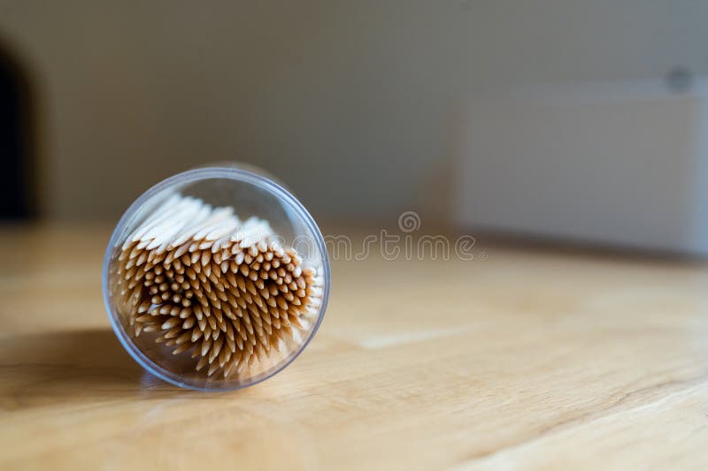 Close Up of Toothpicks in a Box Stock Image - Image of dentist ...