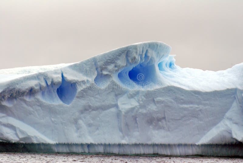 Close Up of an Iceberg in Antarctica Stock Image - Image of pole ...