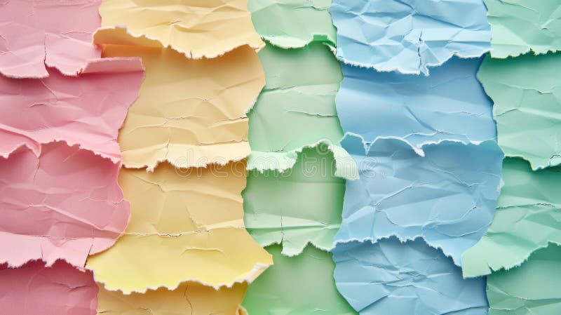 Close Up of Torn Paper, Versatile for Various Projects Stock Image ...