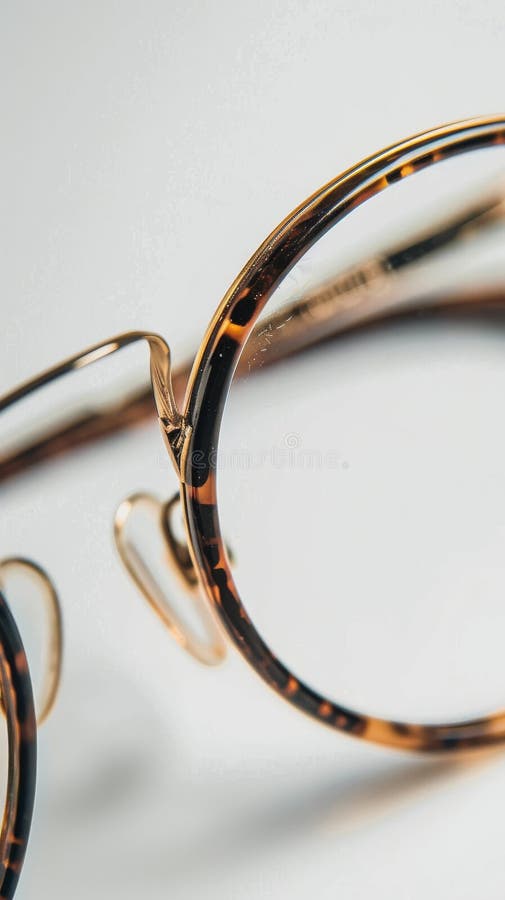 Close-up of Tortoiseshell Eyeglass Frames Stock Photo - Image of ...